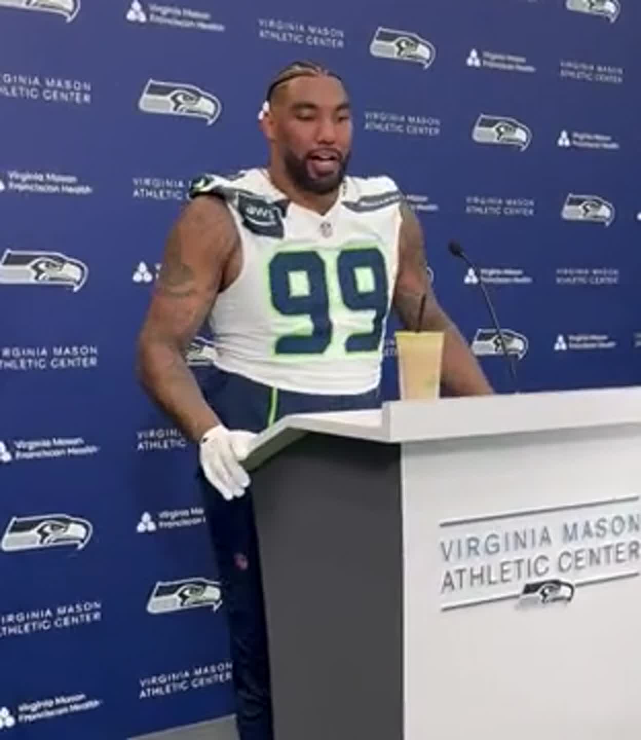 Leonard Williams on Seahawks getting their Super Bowl rings as minicamp ...