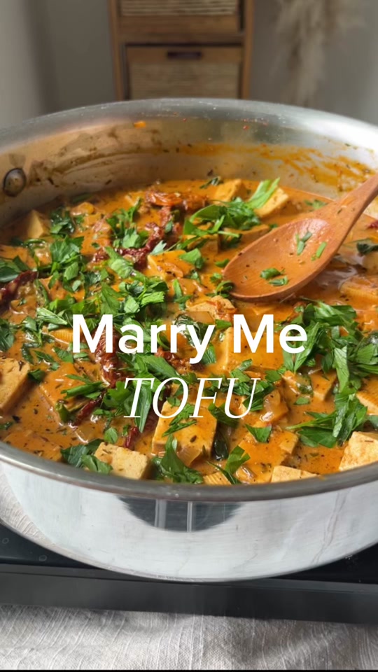 One pan marry me tofu packed with flavor and protein