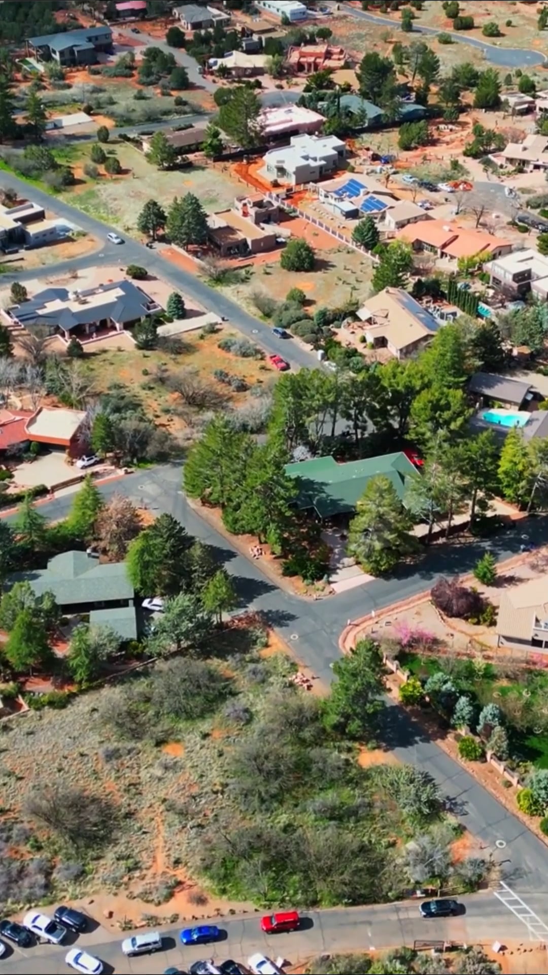 Drone tour of the Chapel of the Holy Cross in Sedona, Arizona