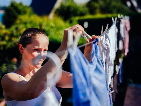 UK households urged not to hang washing out over the next few days