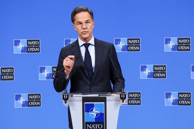European allies have increased pledges for NATO crisis forces, Rutte says