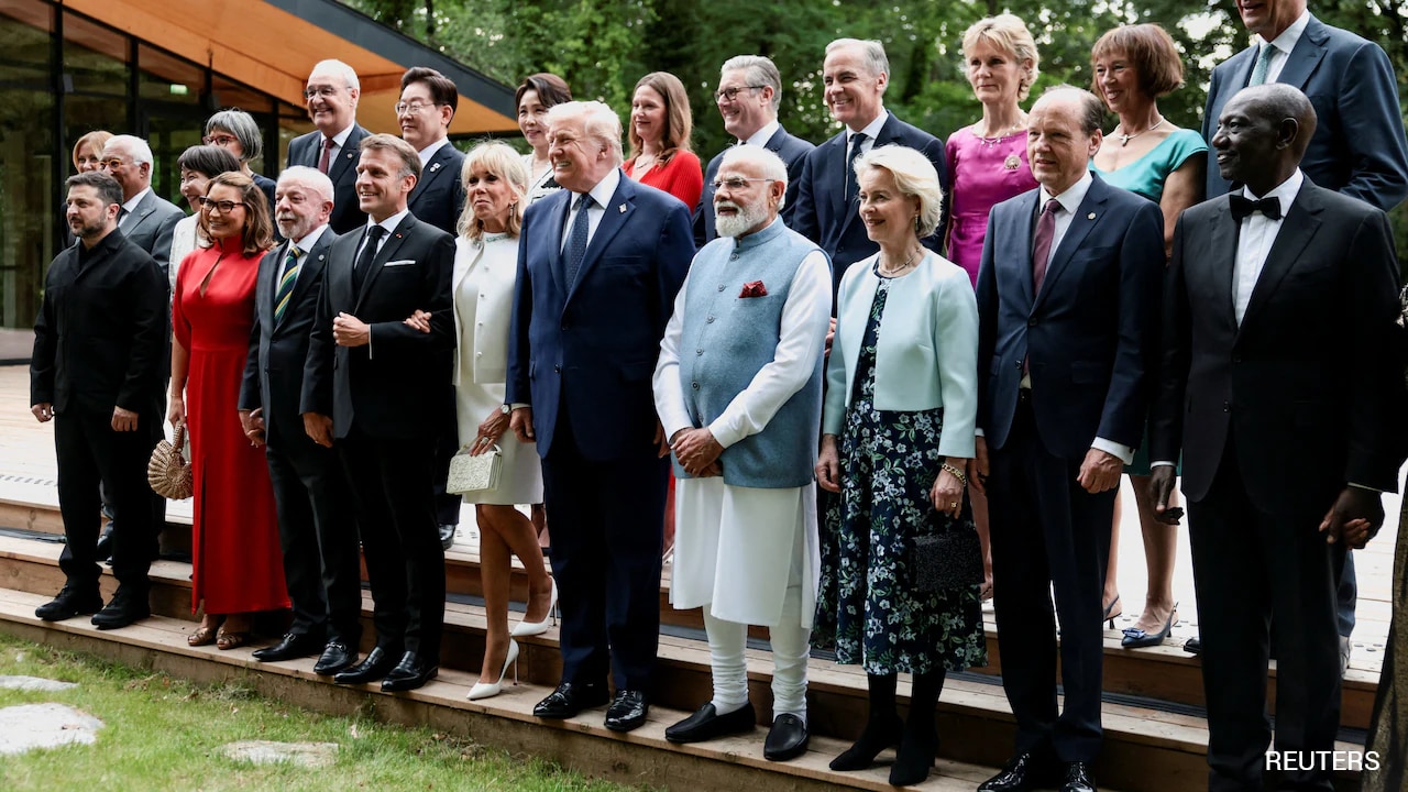 We are always ready: PM Modi as he stands beside Trump for G7 summit photo