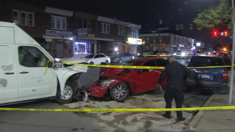 Head-on crash involving car and van leaves man dead overnight in ...