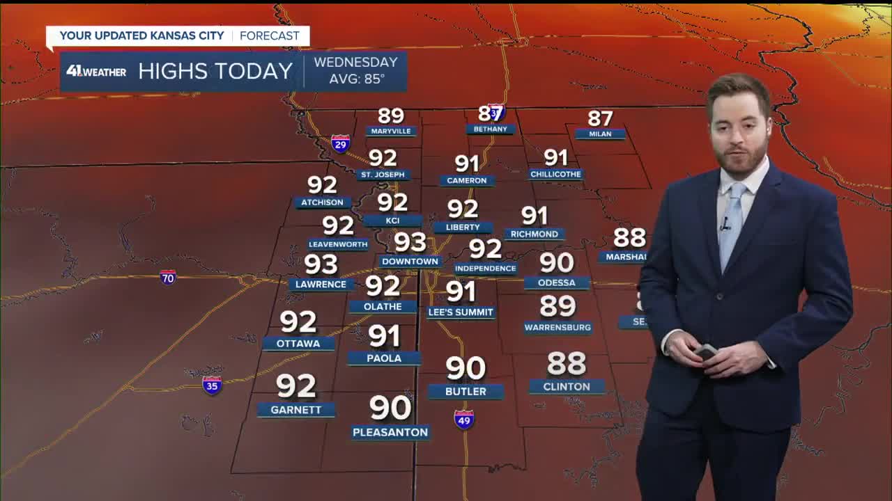 Hot and windy as afternoon storms could bring severe weather