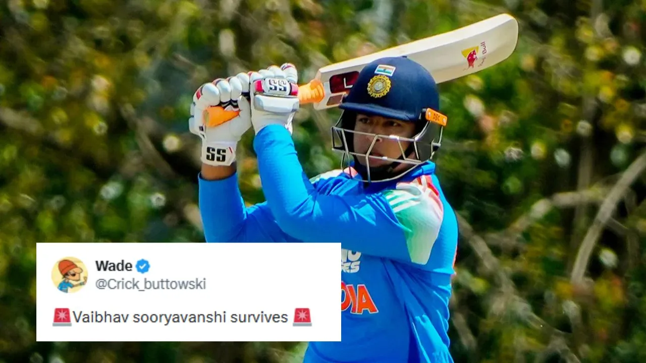 Out or not out? Fans react as Vaibhav Suryavanshi handed a lifeline ...
