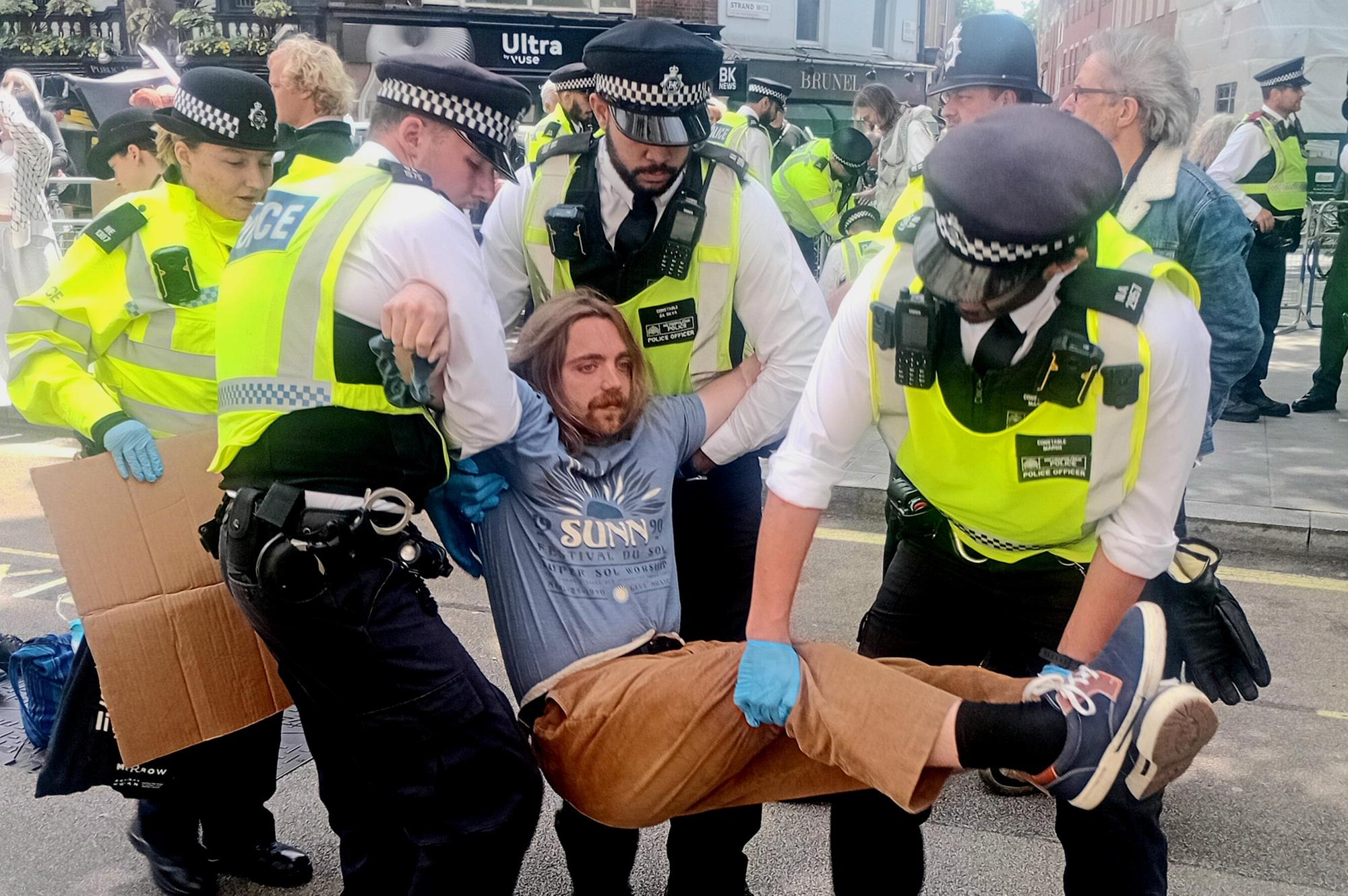 Lancaster residents among hundreds arrested at Palestine protests