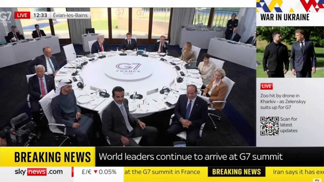 ‘Awkward’ Trump appears unaware of leaders' picture being taken at G7