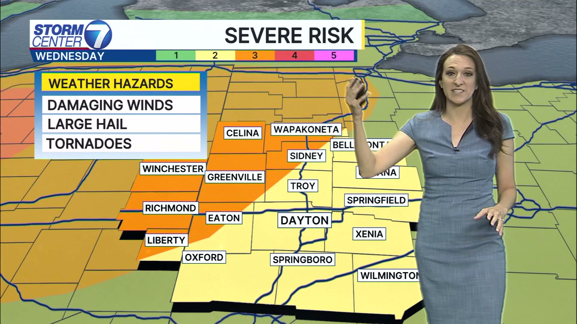 Dangerous strong storms likely Wednesday night