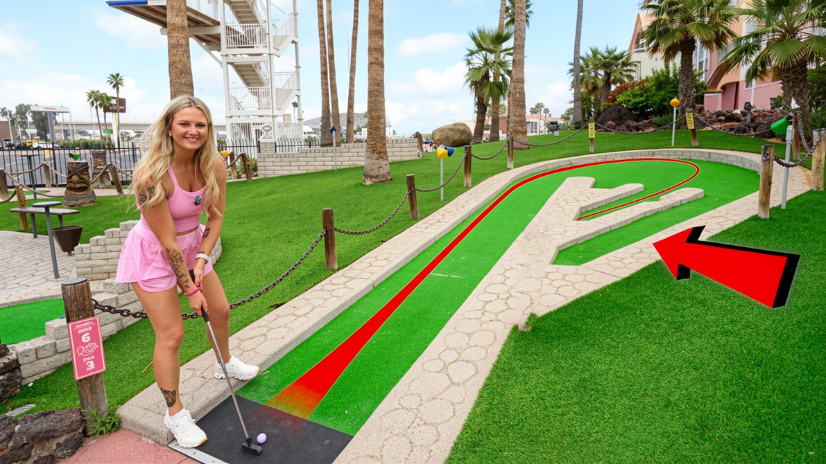 This mini golf course blew our minds!