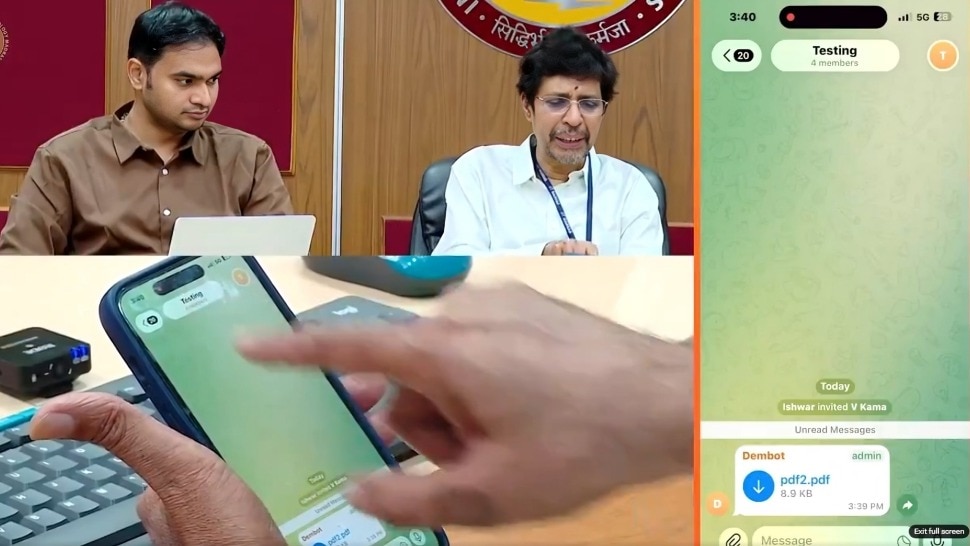 NEET UG re-test: IIT Madras director explains Telegram edit scam, warns ...