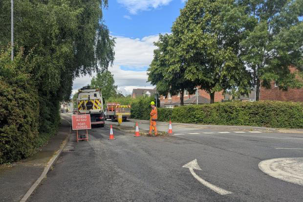 Busy Wrexham road closed daily for the next week amid resurfacing work