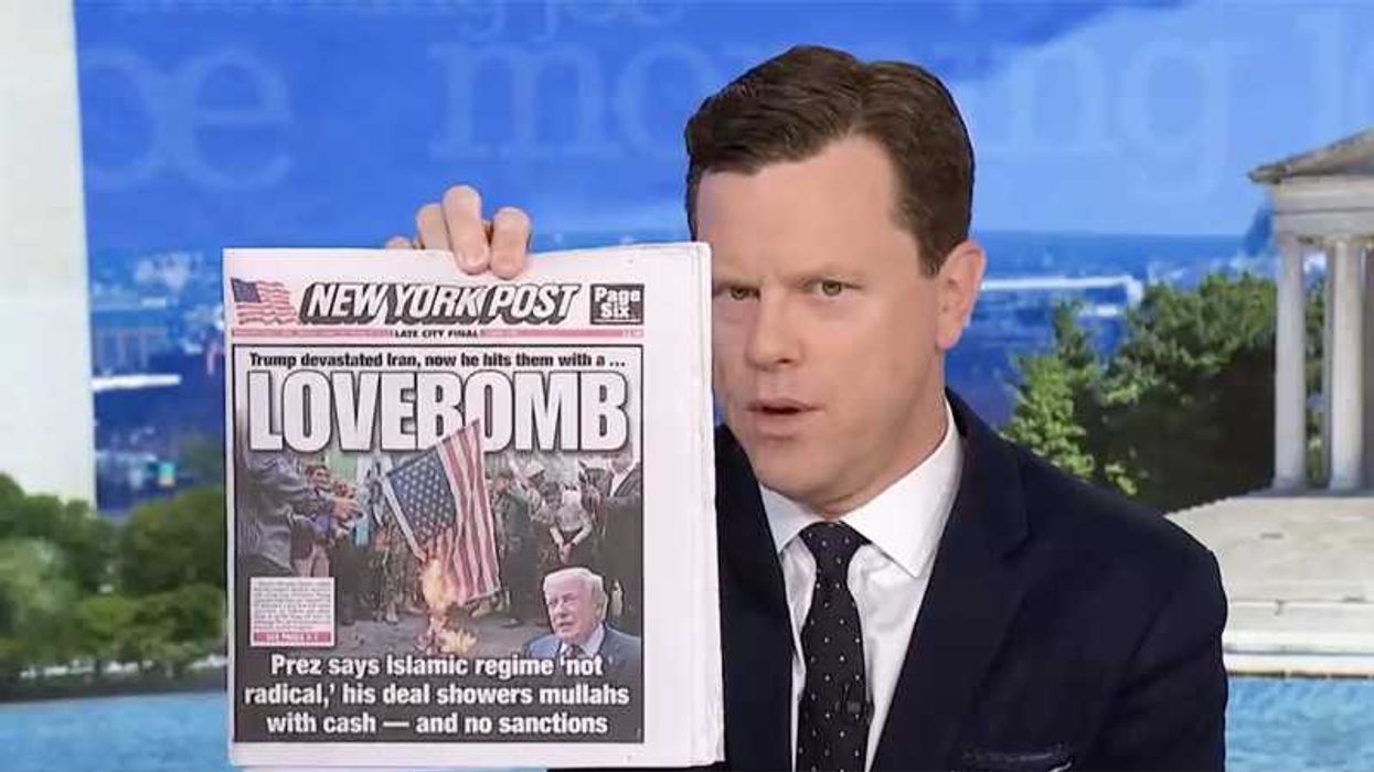 MS NOW panel piles on Trump's Iran disaster with harsh NY POST front ...