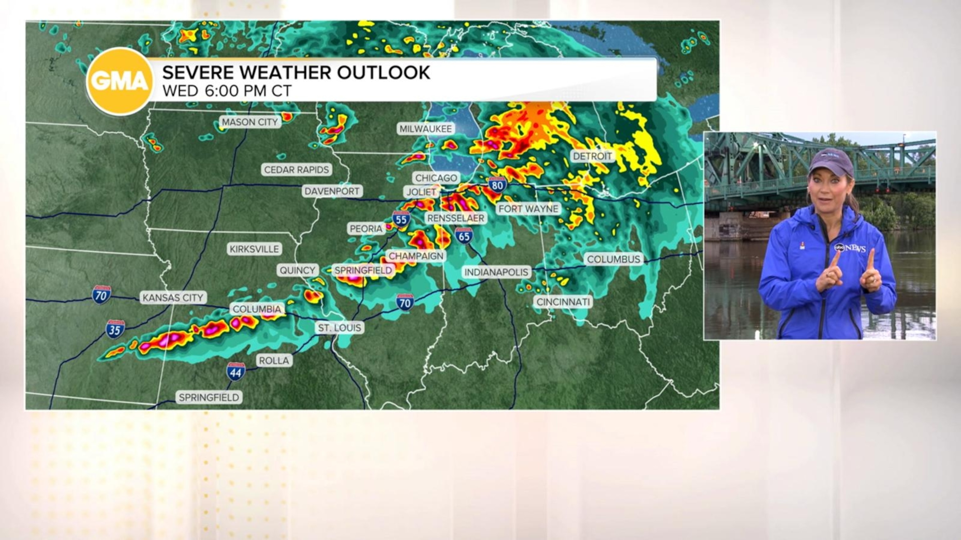 Midwest braces for severe weather, tropical threat on the move
