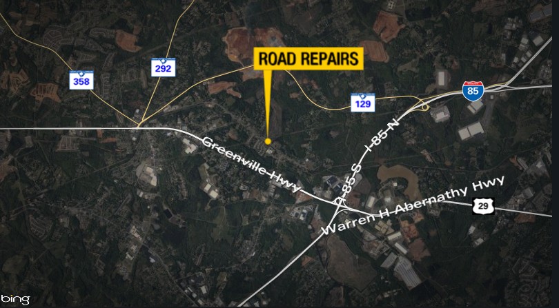Road repairs underway in Spartanburg Co.