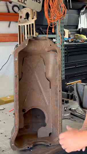 Factory Ford flatheads with windage tray detail