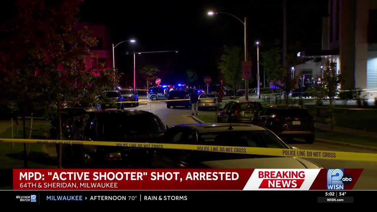 Milwaukee police shoot, arrest man after active shooter reports