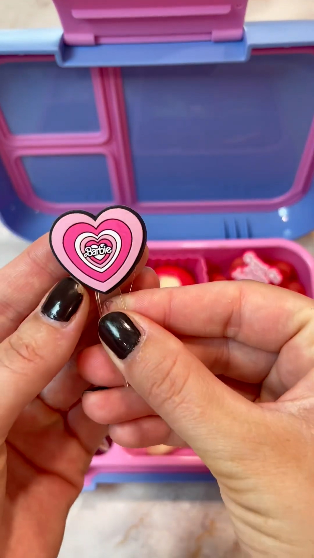 Creative Barbie inspired lunchbox for an excited third grader