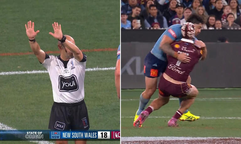 Queensland fans fume as Kotoni Staggs controversially avoids sending ...