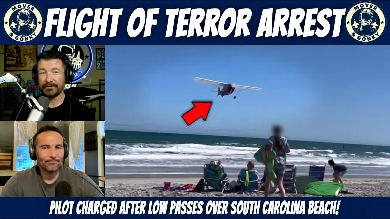 Pilot arrested after buzzing beachgoers - how low is too low?