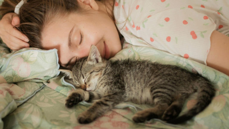 If your cat sleeps next to your head, this is what it means emotionally
