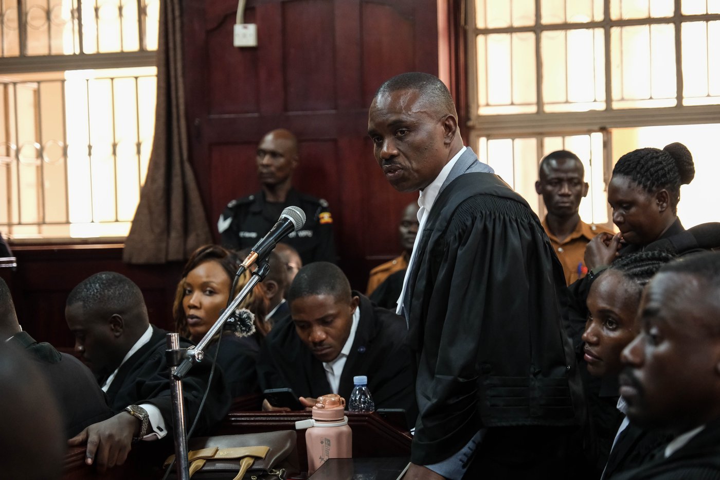 Uganda court charges lawyer for jailed Ugandan opposition leader with ...