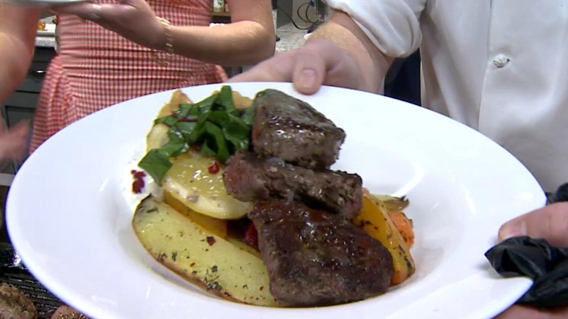 FOX43 morning team joins Olivia's in the kitchen to try the Greek steak ...