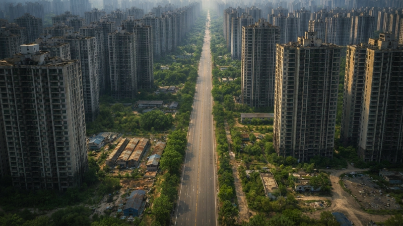 China built entire cities... nobody lives there
