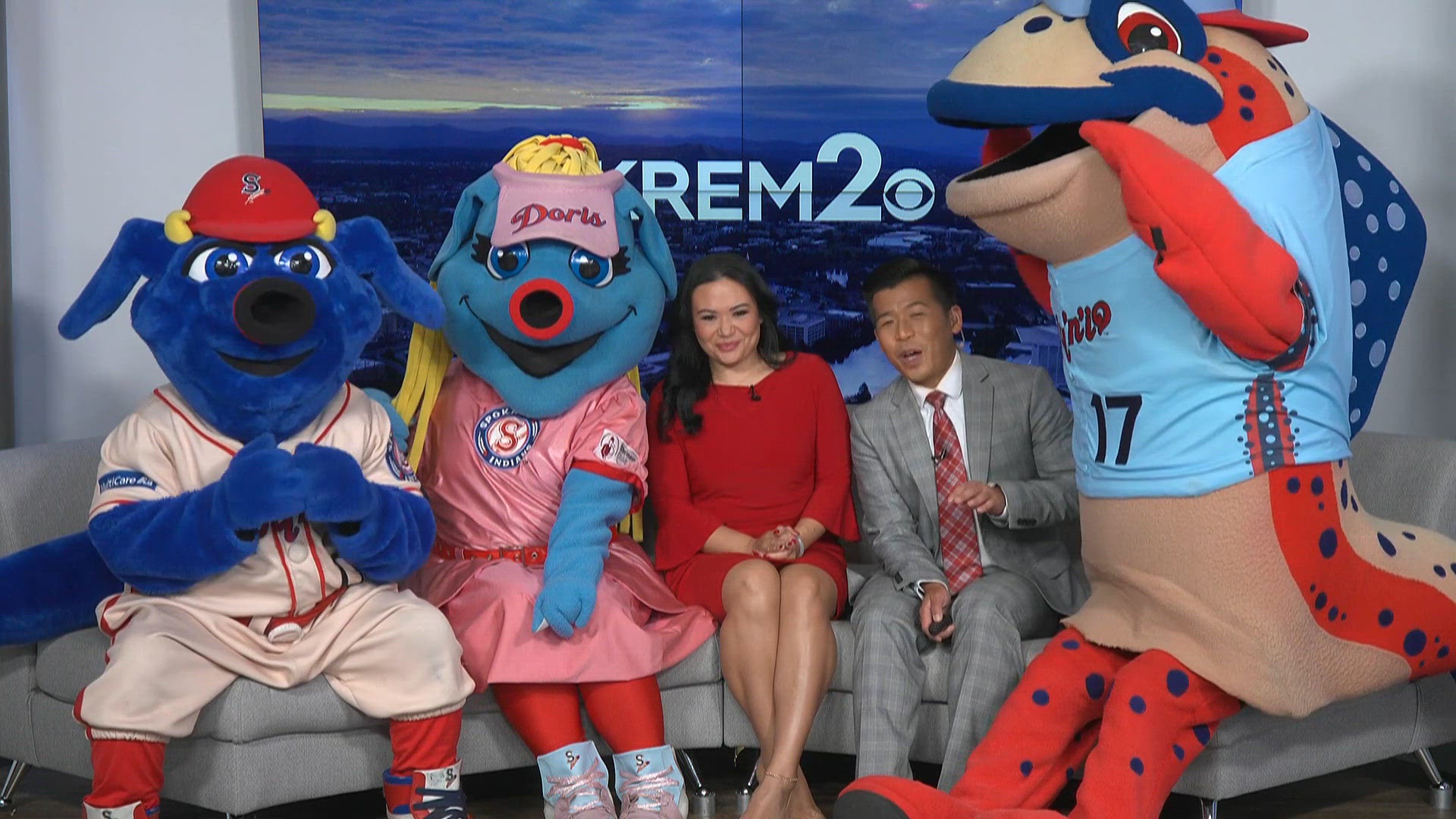 Spokane Indians mascots celebrate National Mascot Day