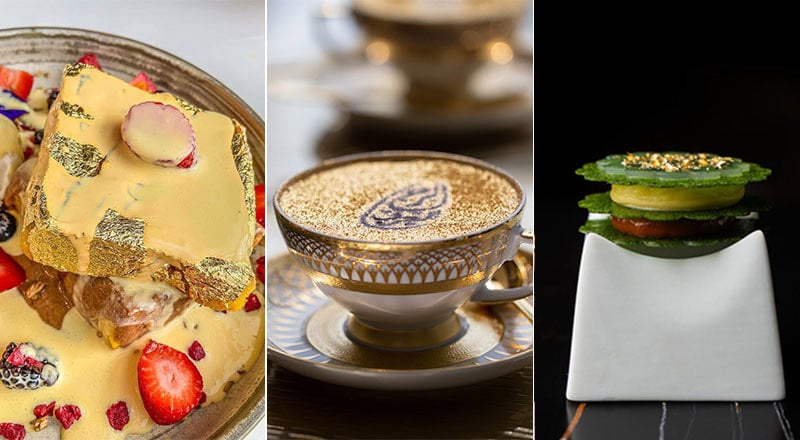 Where to try edible gold dishes and drinks in Dubai
