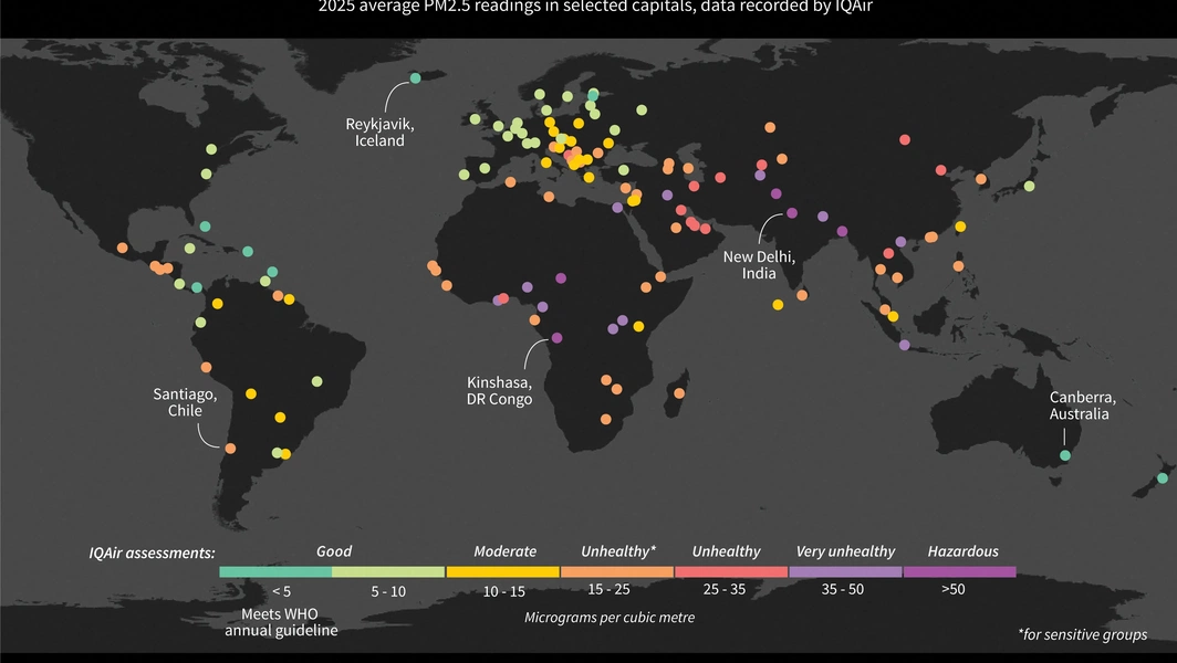 19 cities and regions facing severe air pollution in 2026