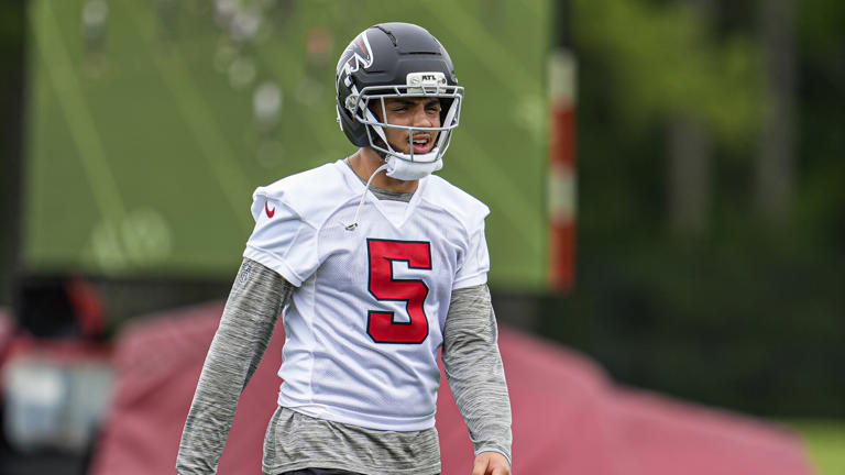Ultra cautious Falcons hold Drake London out of minicamp practice