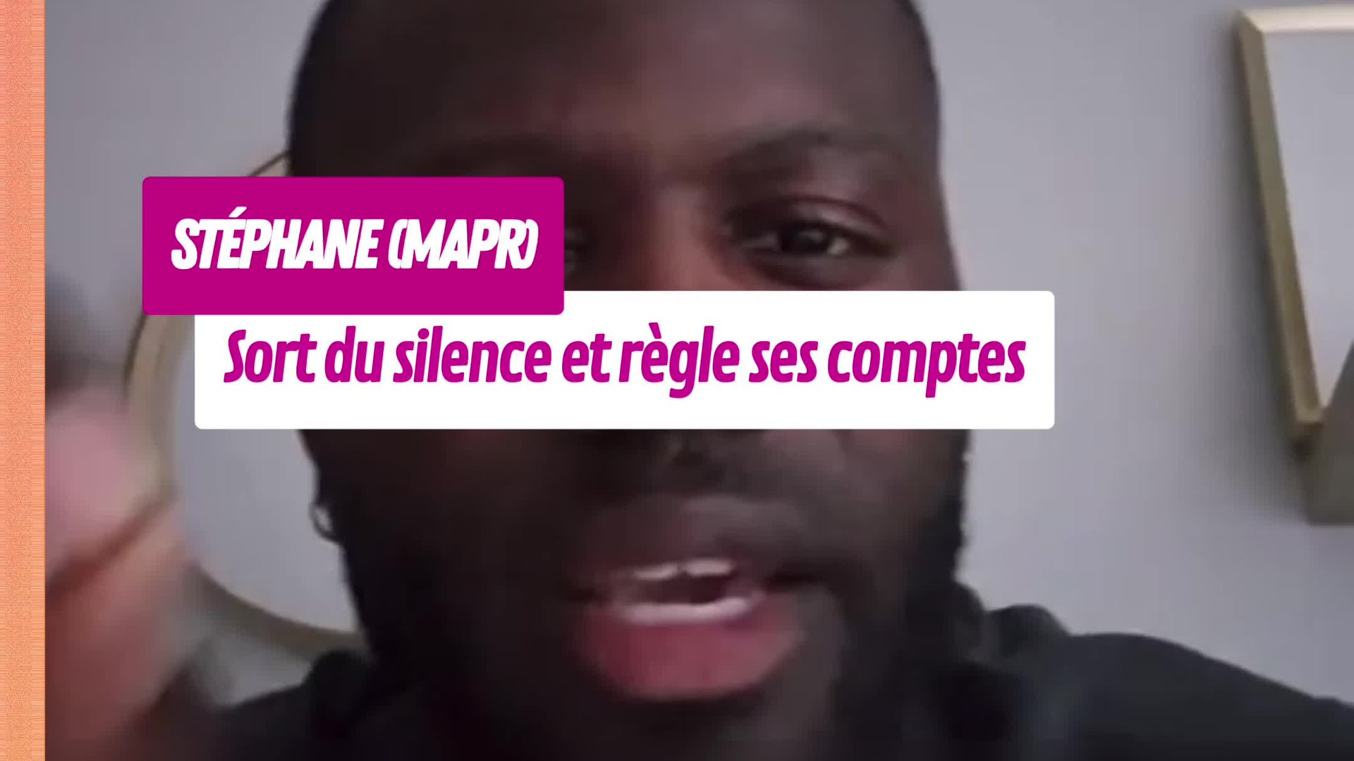 Stéphane (MAPR) règle ses comptes et ne laisse rien passer