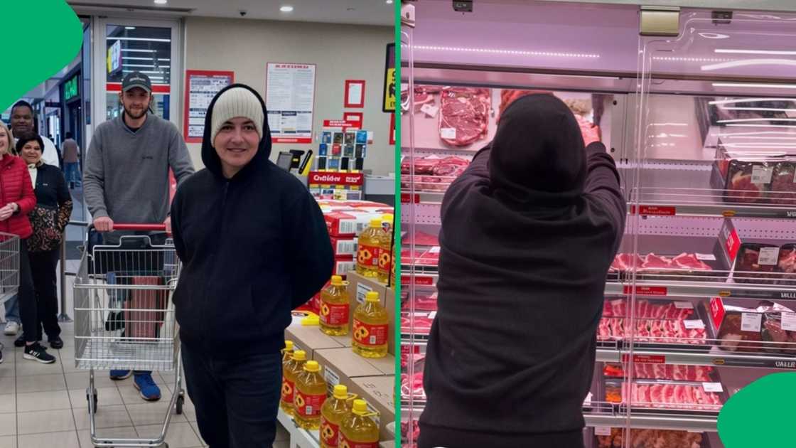 'That's a braai setup': Man empties meat fridge during Shoprite trolley ...