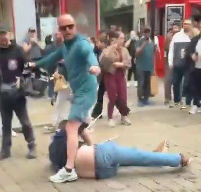 British Charlie Kirk wannabe beaten up in Manchester