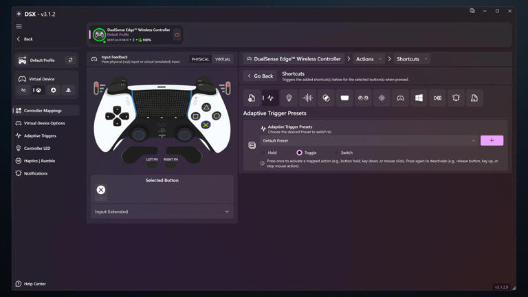 Finally you can use all PlayStation DualSense controller features ...