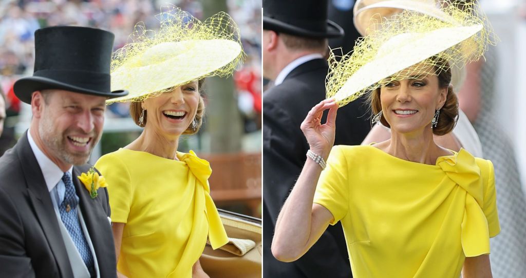 Kate Middleton goes from butter yellow to marigold at Royal Ascot