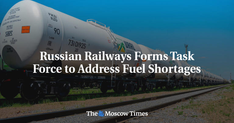 Russian Railways forms task force to address fuel shortages