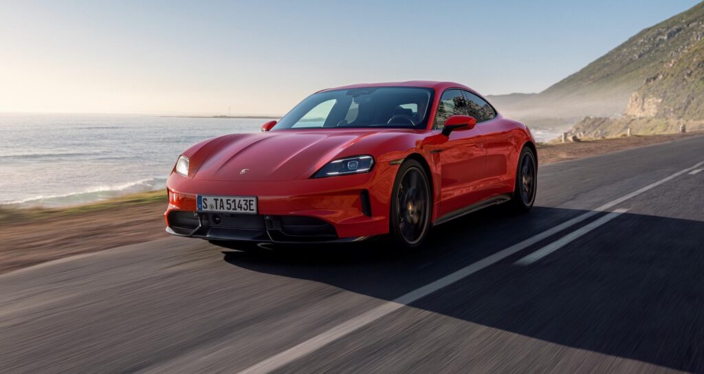 2027 Porsche Taycan gets virtual gears and NACS charging
