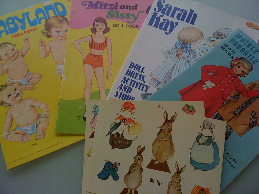 Vintage paper dolls from the ’40s and ’50s worth serious money