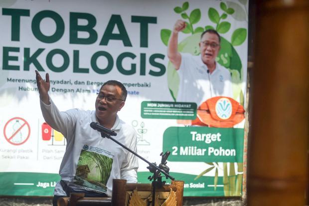 Sejalan dengan kampanye tobat ekologis, Jumhur dukung program wakaf hijau