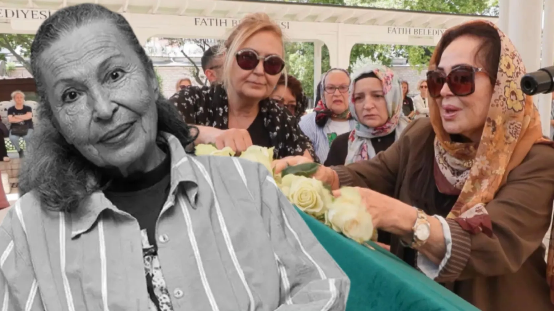 'Panter Emel' olarak bilinen oyuncu Emel Yıldız son yolculuğuna uğurlandı