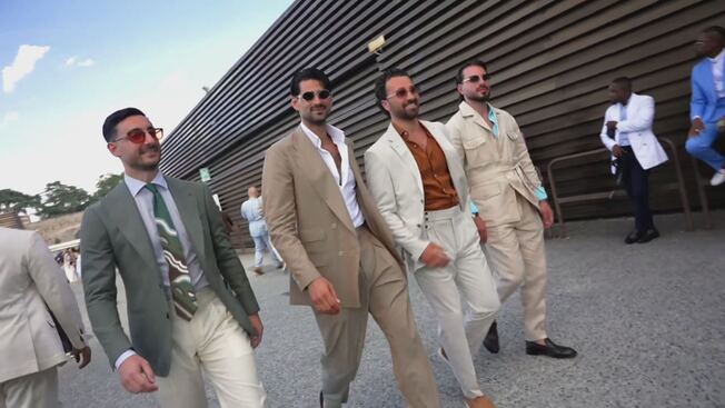 Firenze, un "tuffo" nella moda uomo