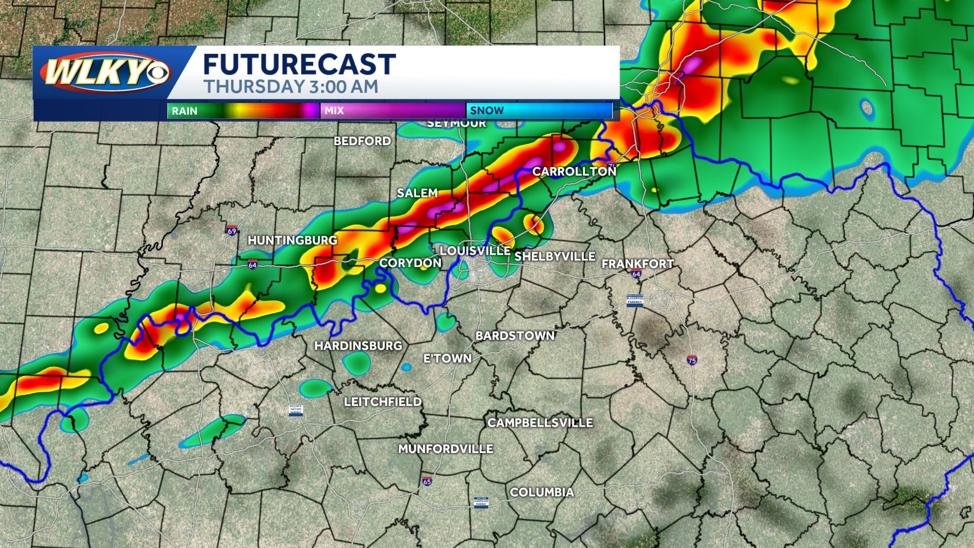 Strong to severe storms possible late Wednesday into Thursday