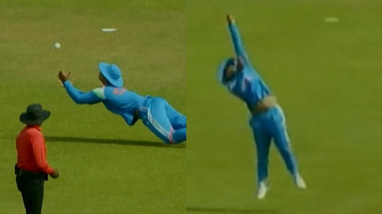 Vaibhav Sooryavanshi pulls off stunning acrobatic catch vs Afghanistan ...