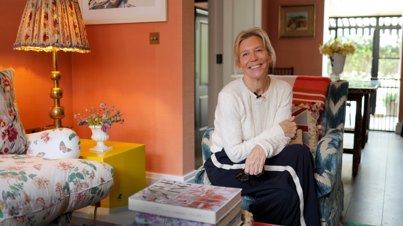 Inside a joyful London home full of pattern and color