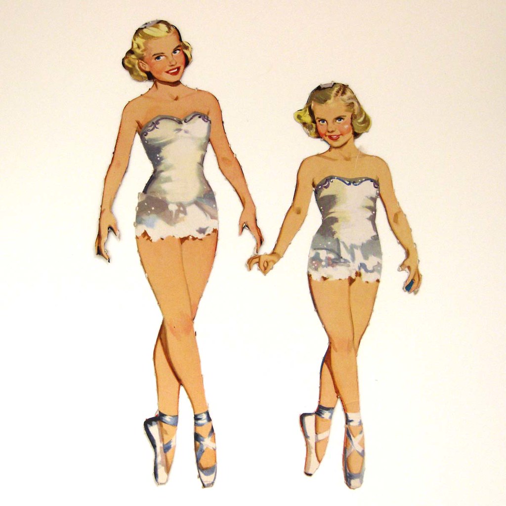 Vintage paper dolls from the ’40s and ’50s worth serious money