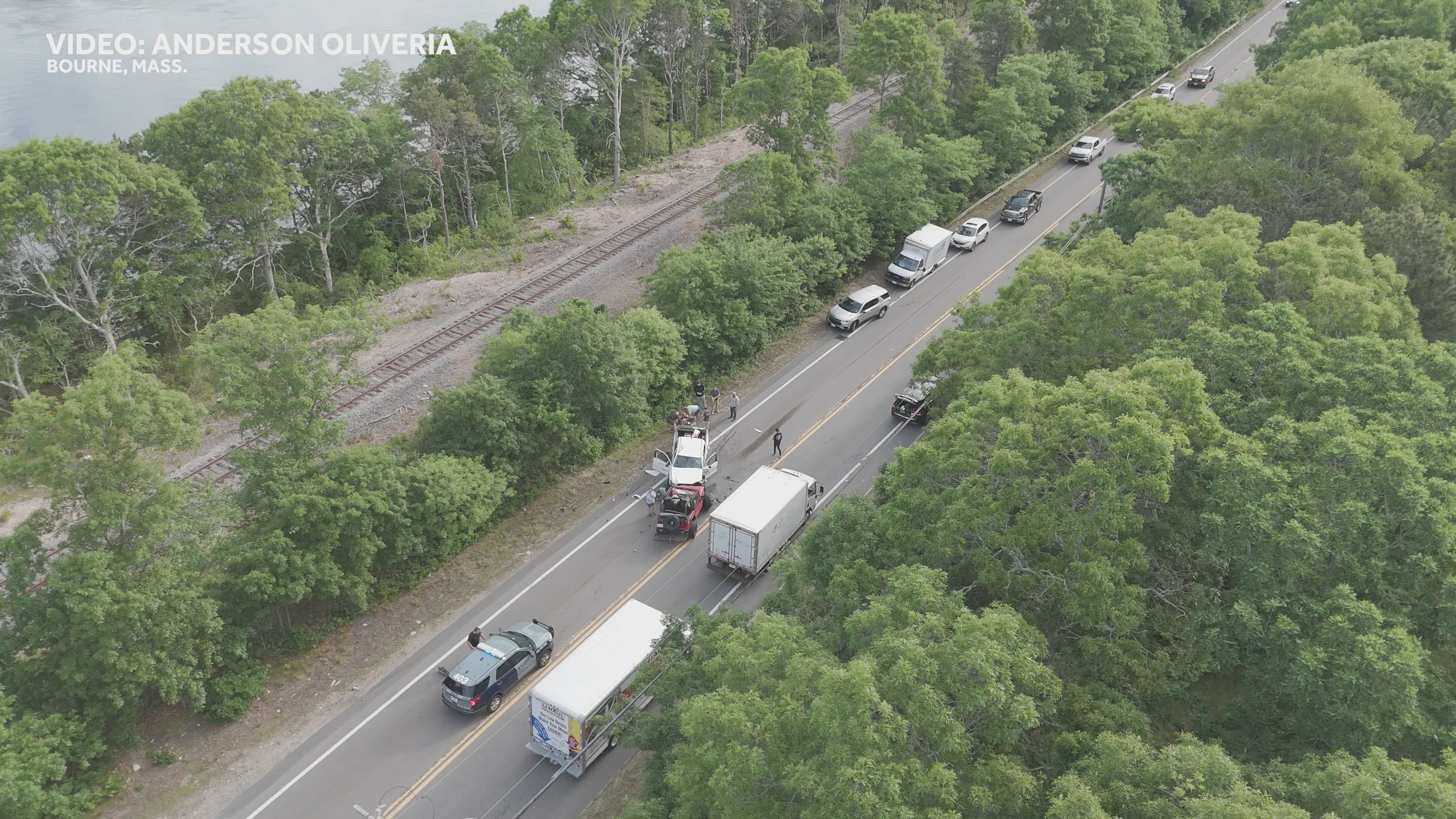 Head-on crash near Cape Cod Canal