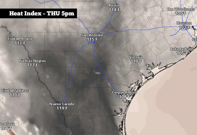 Extreme heat warning: San Antonio 'feels like' temps to hit 115 degrees ...
