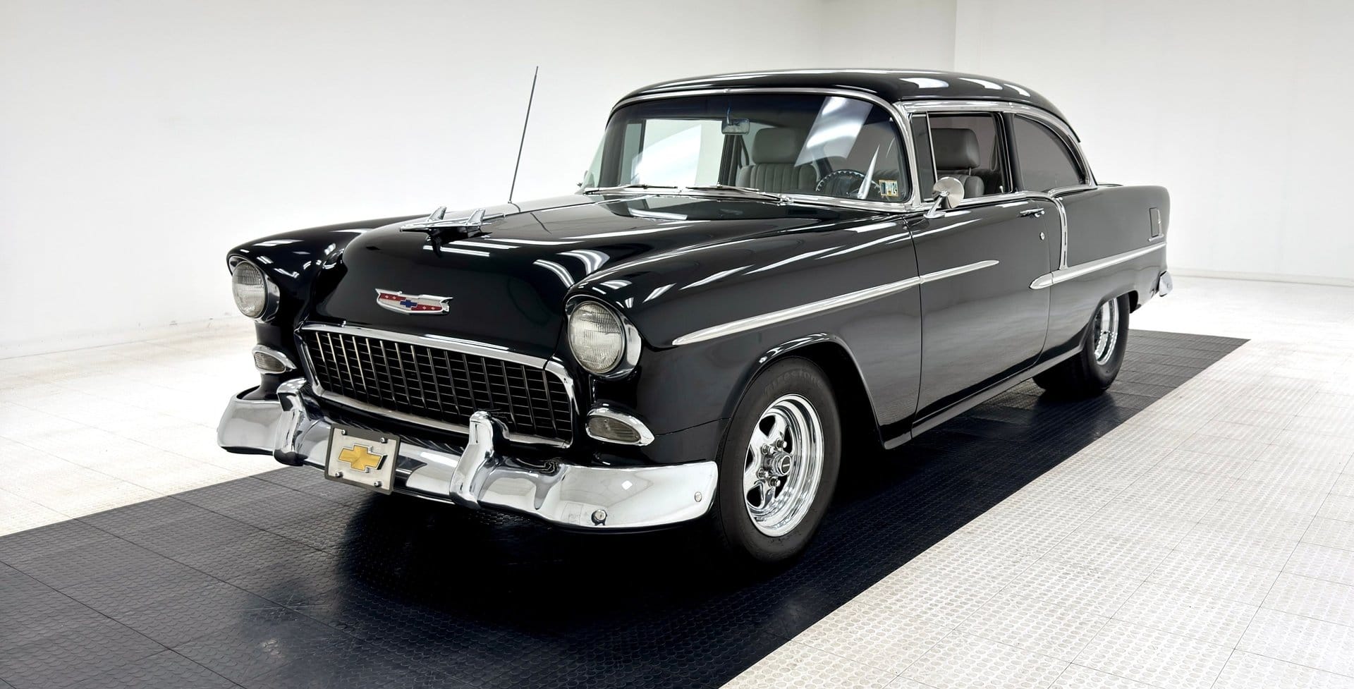 This restomod 1955 Chevrolet Bel Air hides a PlayStation 2 under the seat