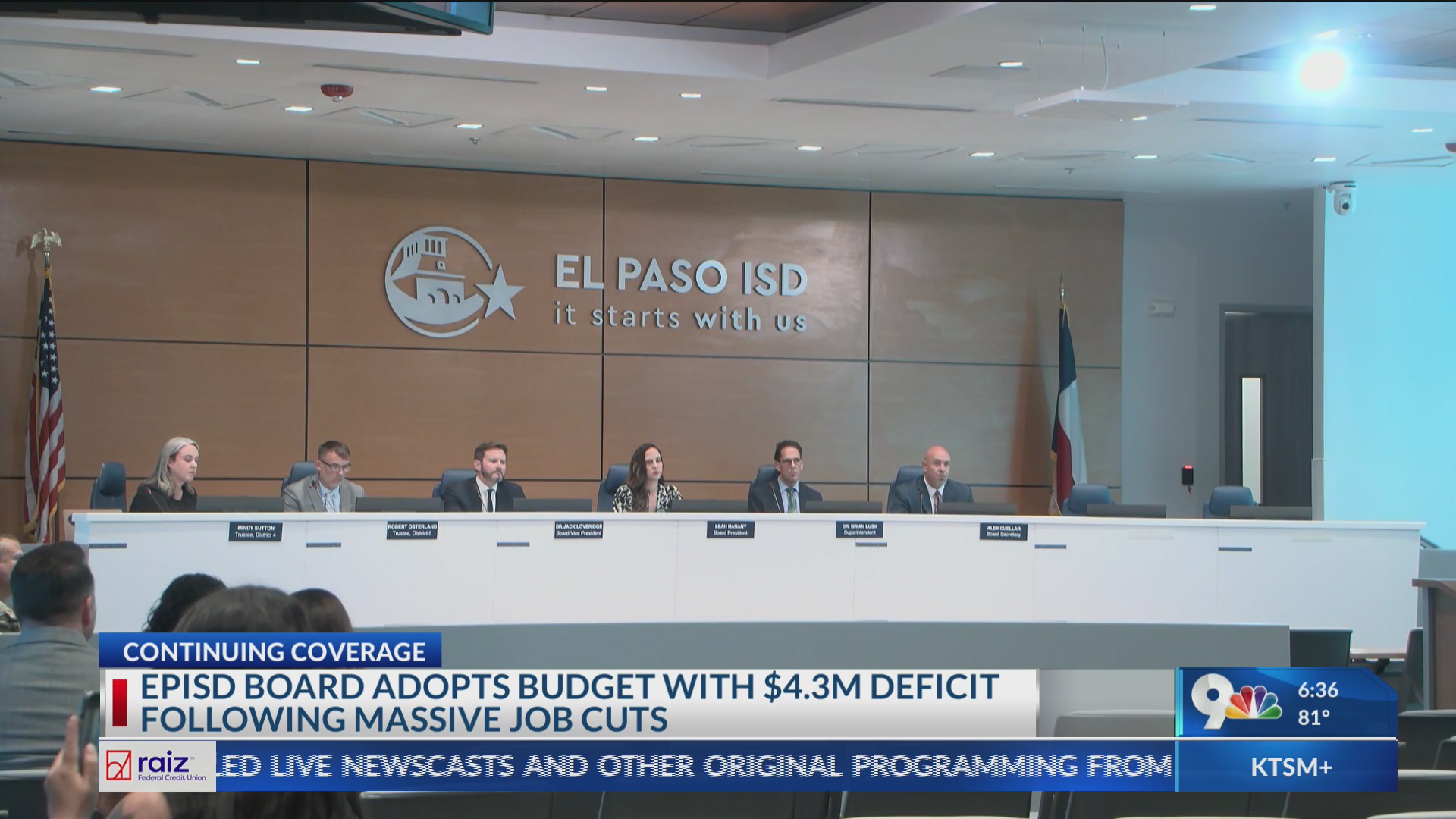 EPISD adopts new budget deficit